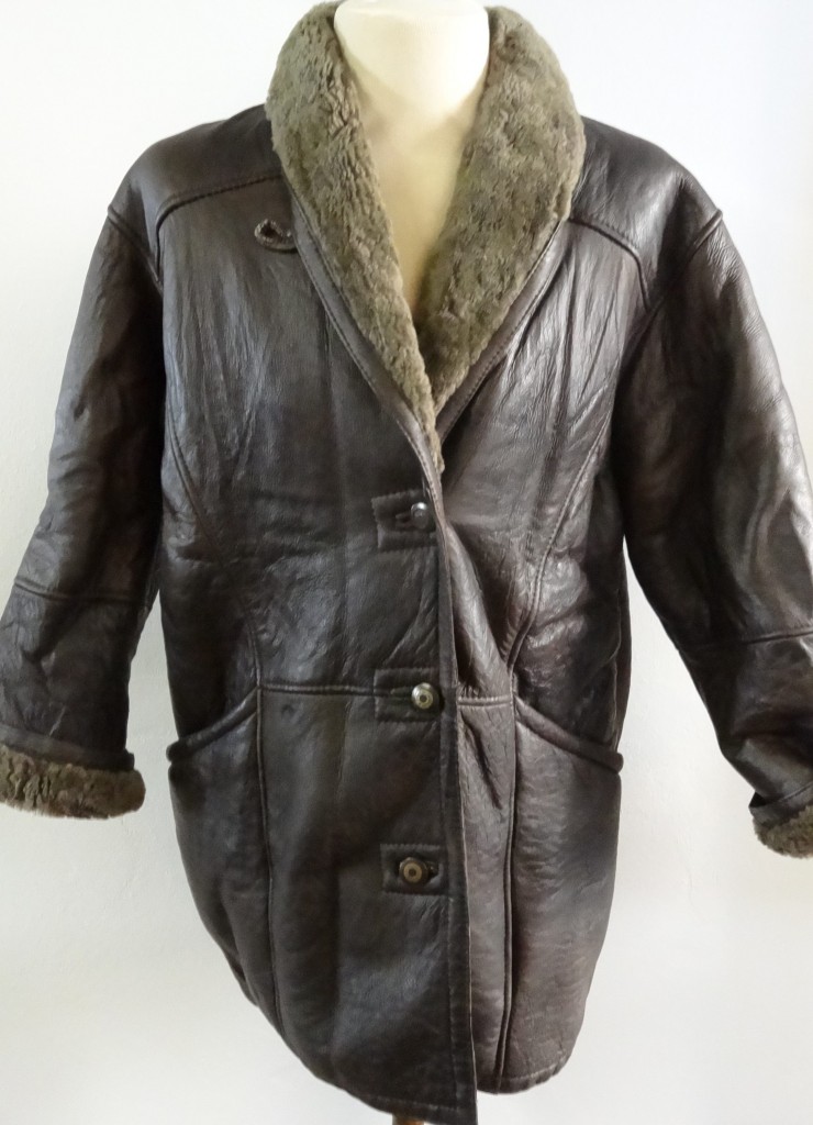 Brun rulams jakke - Care & Share Vintage